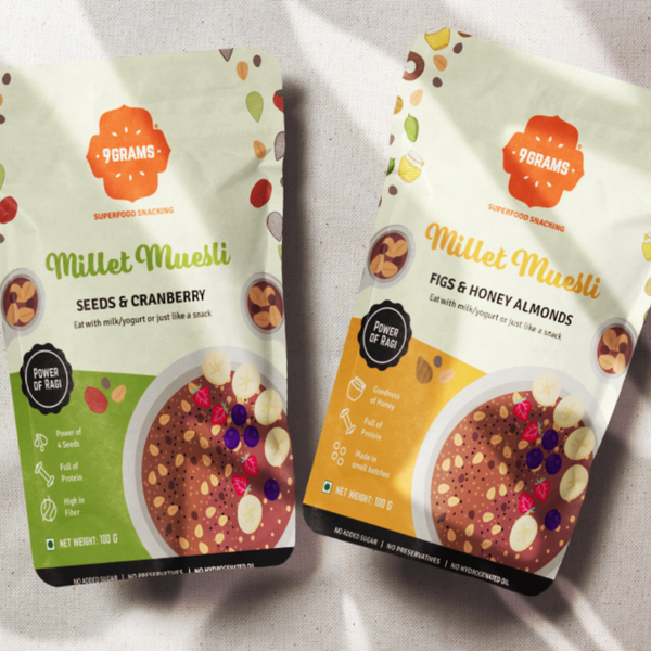 Millet Muesli-50g Trial packs – 9GRAMS